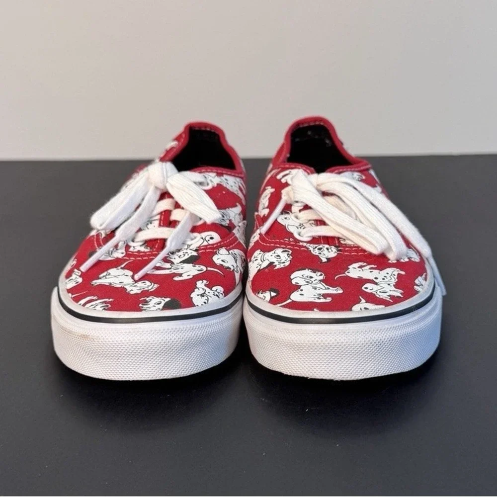 VANS, Disney | Shoes | Vans X Disney 1 Dalmatians Red White Canvas ...